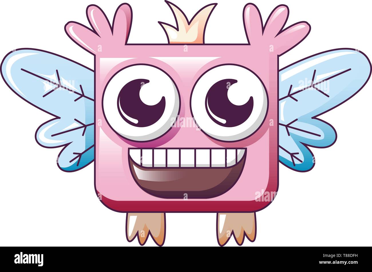 Monster insect wings icon, cartoon style Stock Vector Image & Art - Alamy