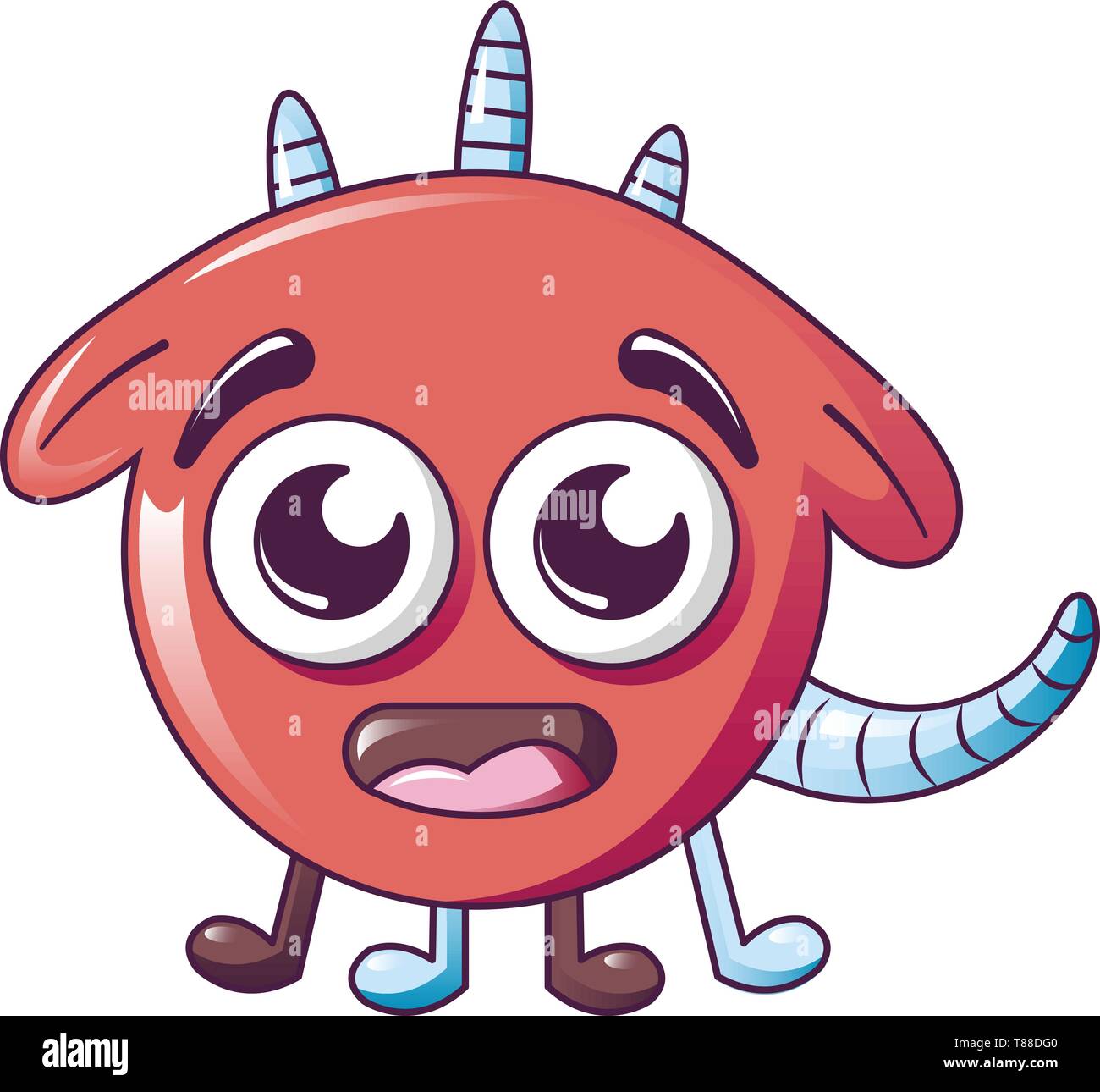 Imaginary monster icon, cartoon style Stock Vector Image & Art - Alamy