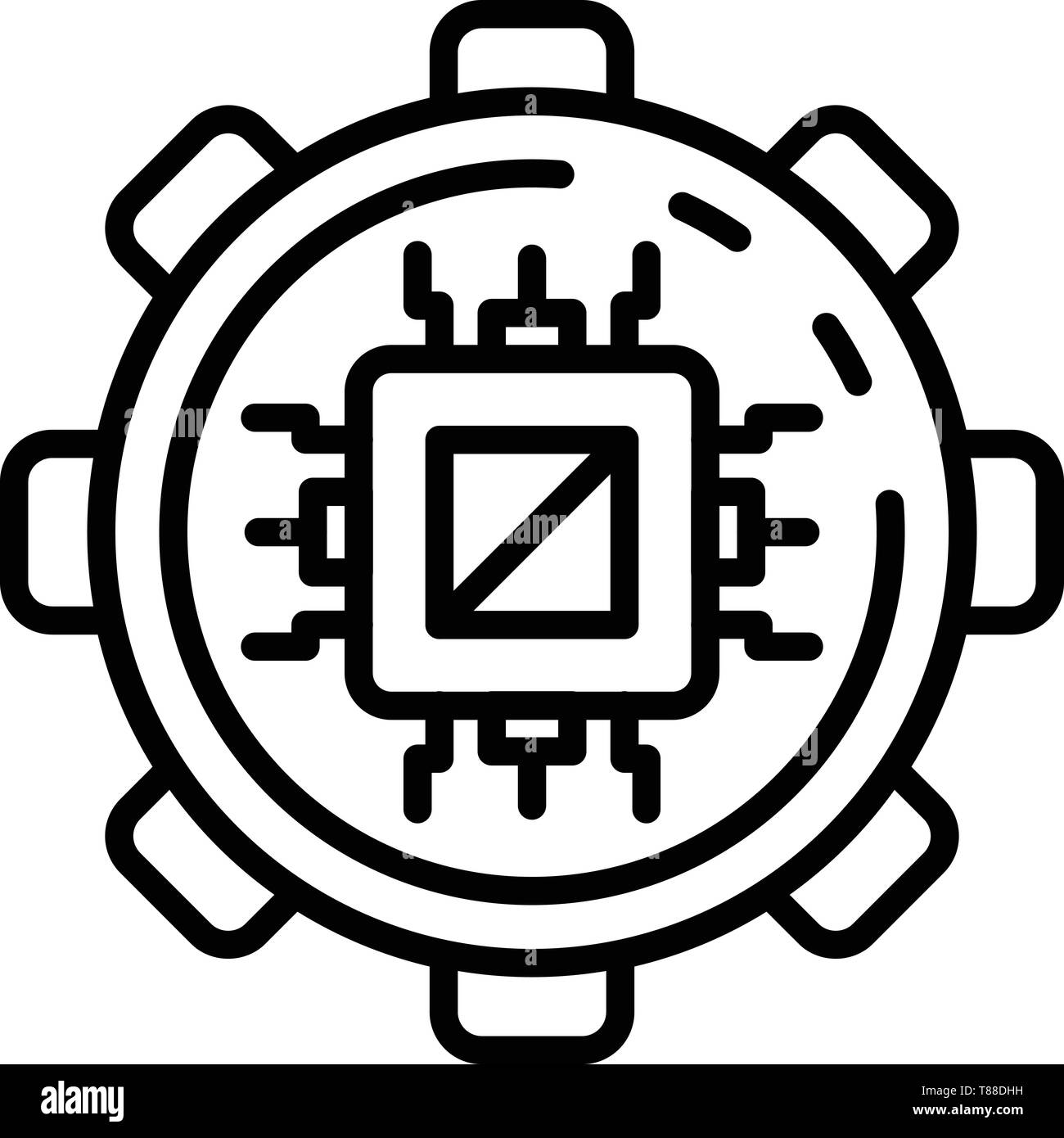 Smart prosthesis Stock Vector Images - Alamy