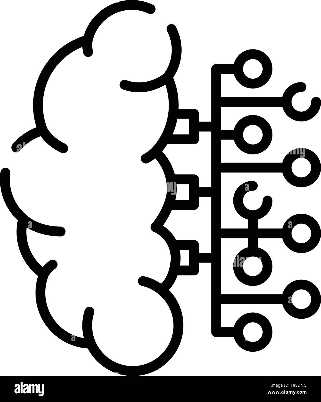 Half ai brain icon, outline style Stock Vector Image & Art - Alamy Half ai brain icon, outline style Stock Vector Image & Art - Alamy
