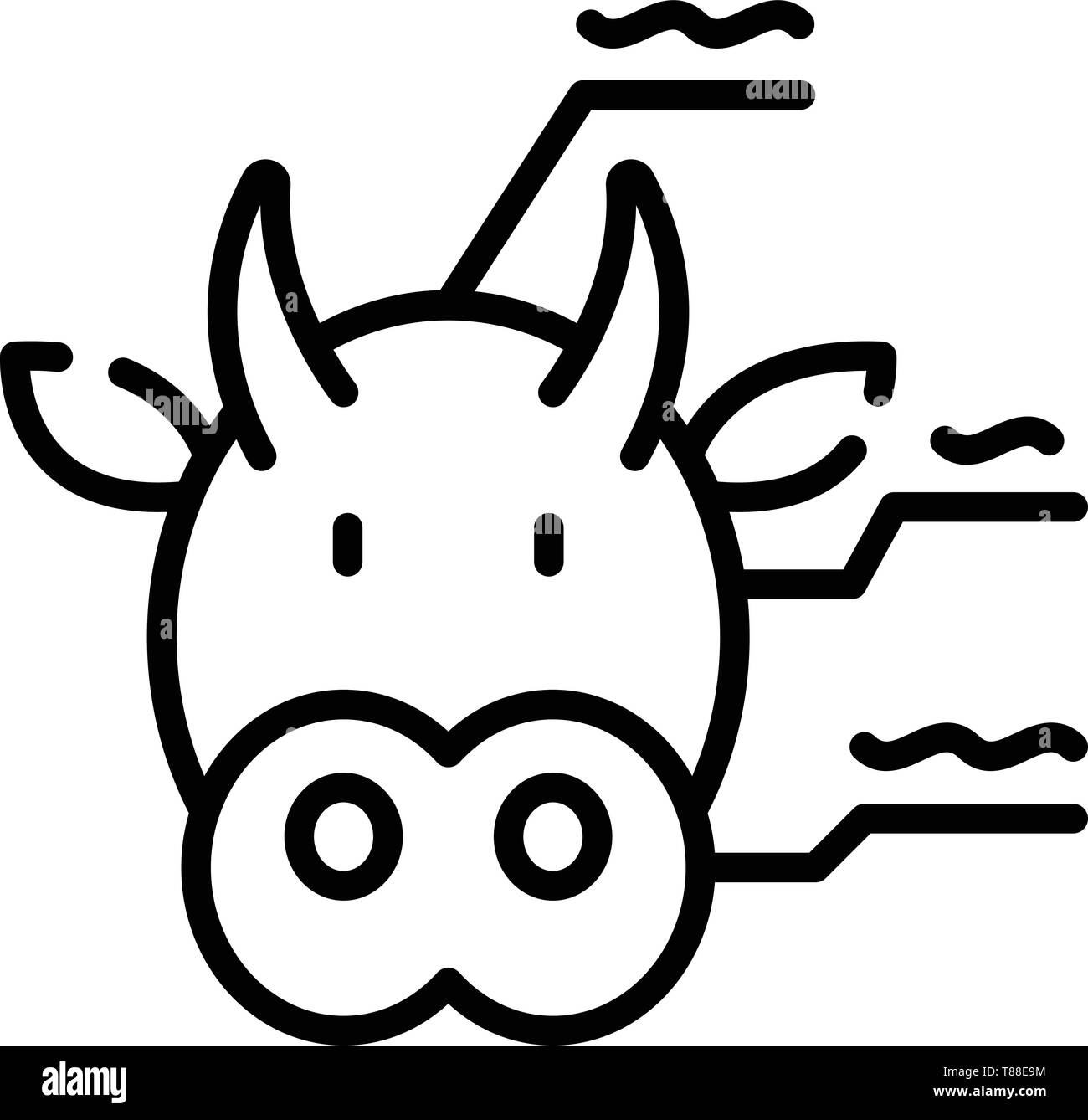 Acid cow Stock Vector Images - Alamy