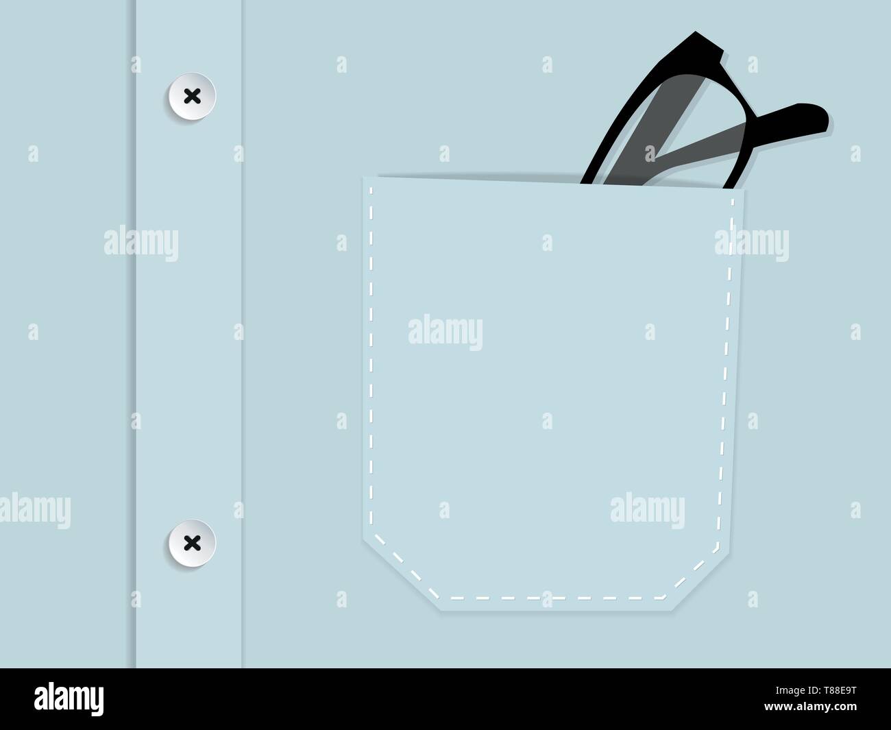 Pocket vector vectors hi-res stock photography and images - Alamy