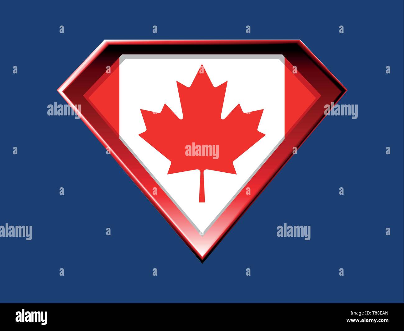 Canadian hero Stock Vector Images - Alamy