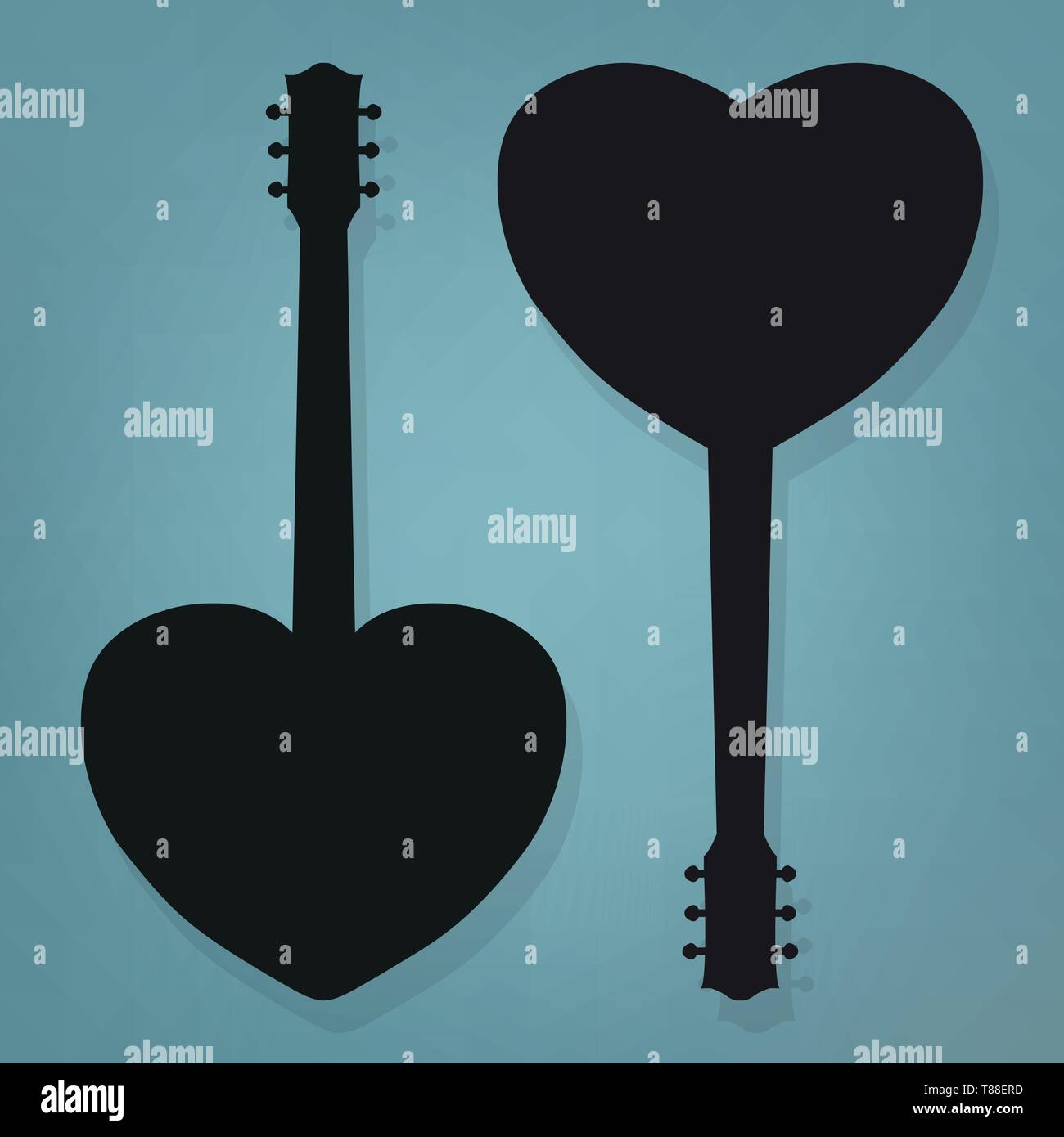 Rock hearts Stock Vector Images - Alamy