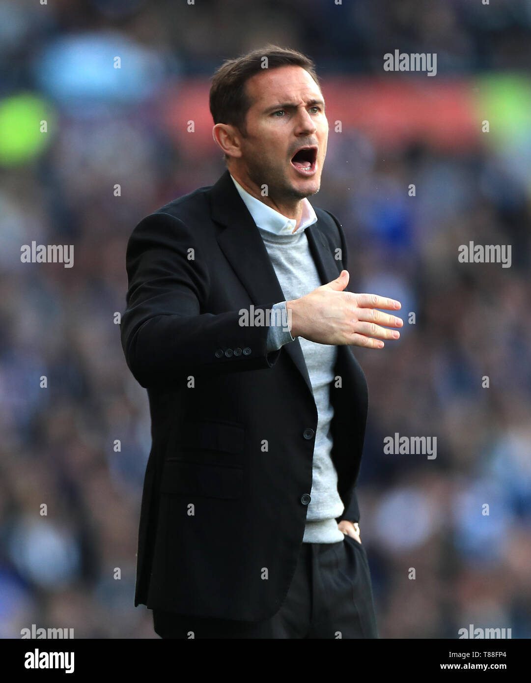 Derby County manager Frank Lampard during the Sky Bet Championship Play ...