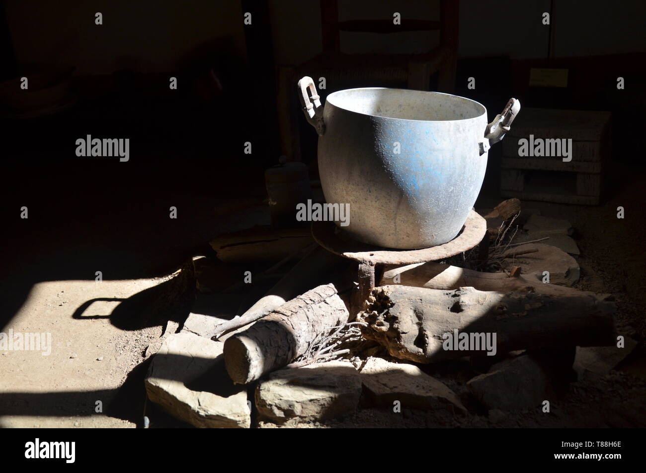 The composition of the ancient household utensils Stock Photo - Alamy