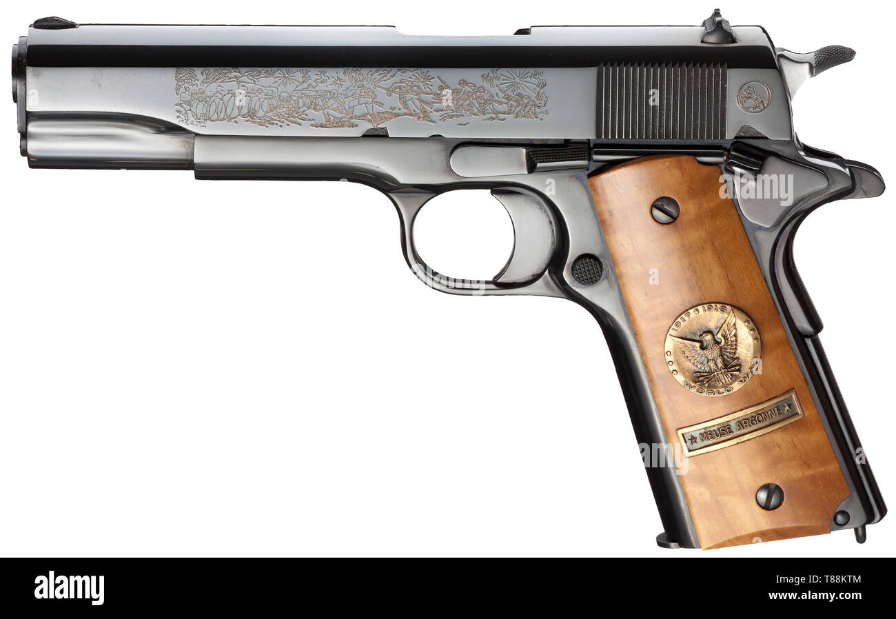 Colt 1911 Cut Out Stock Images & Pictures - Alamy