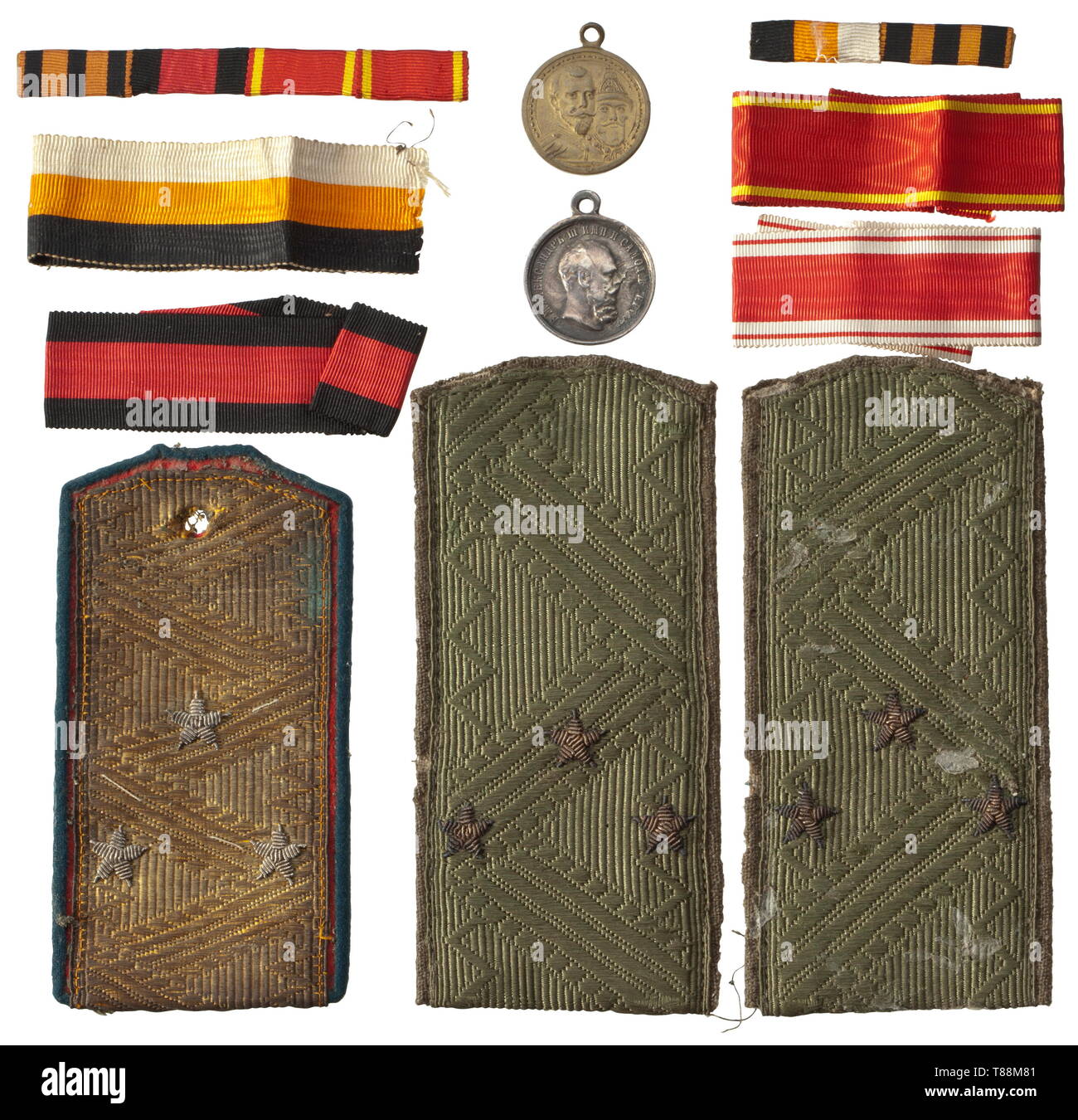 Medals ribbons rank badges hi-res stock photography and images - Alamy