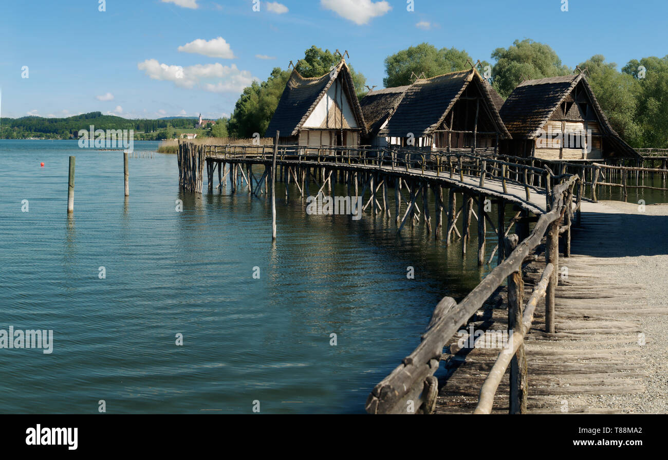 Stone age lake dwellings hi-res stock photography and images - Alamy