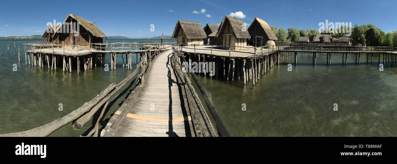 Stone age lake dwellings hi-res stock photography and images - Alamy
