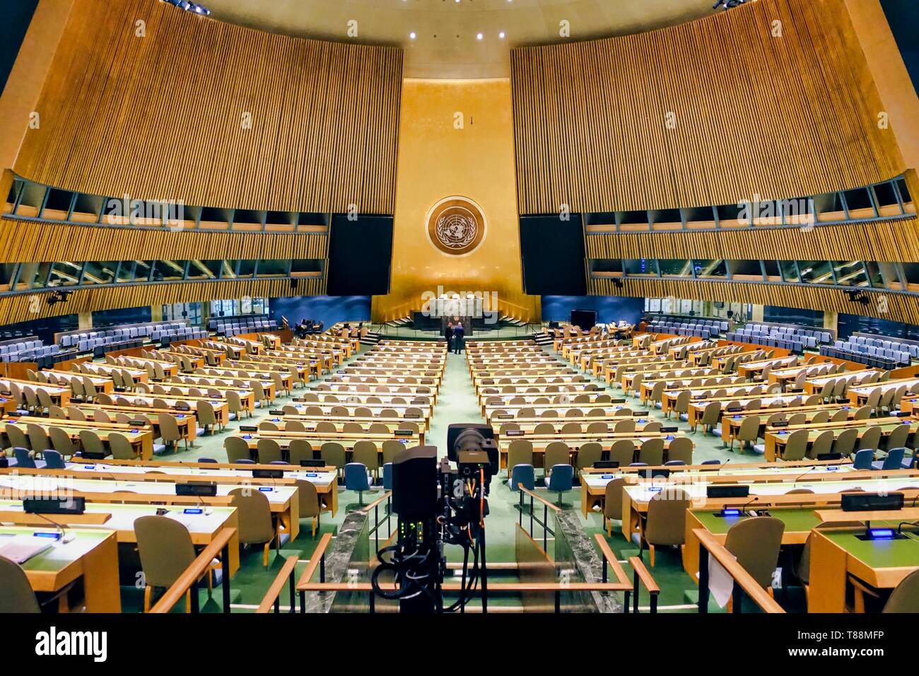 United nations building interior new york hi-res stock photography and ...