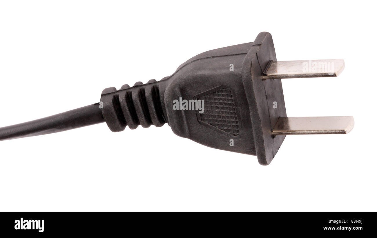 American Outlet Plug with Cord Isolated Stock Photo - Alamy