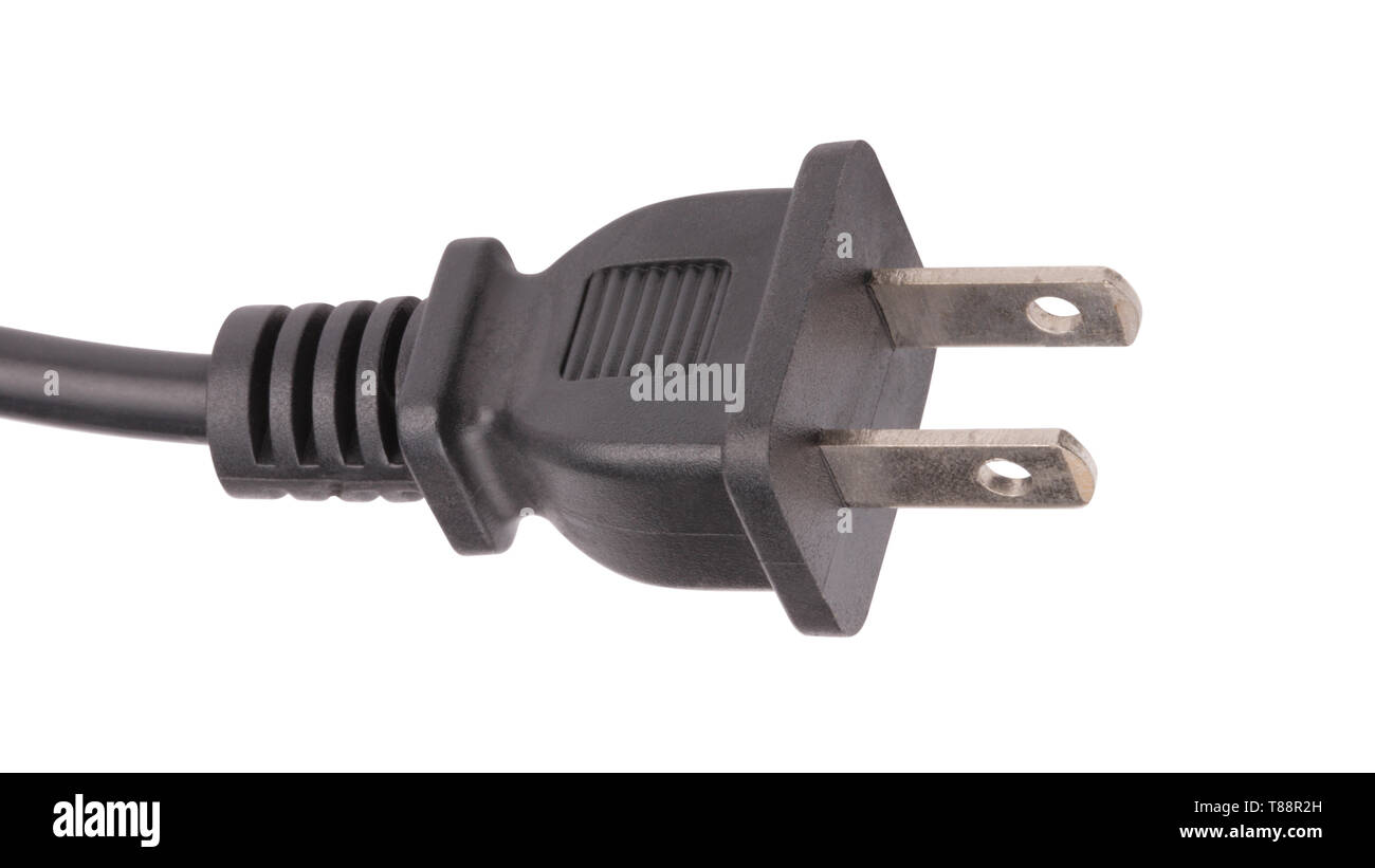 American Outlet Plug with Cord Isolated Stock Photo - Alamy