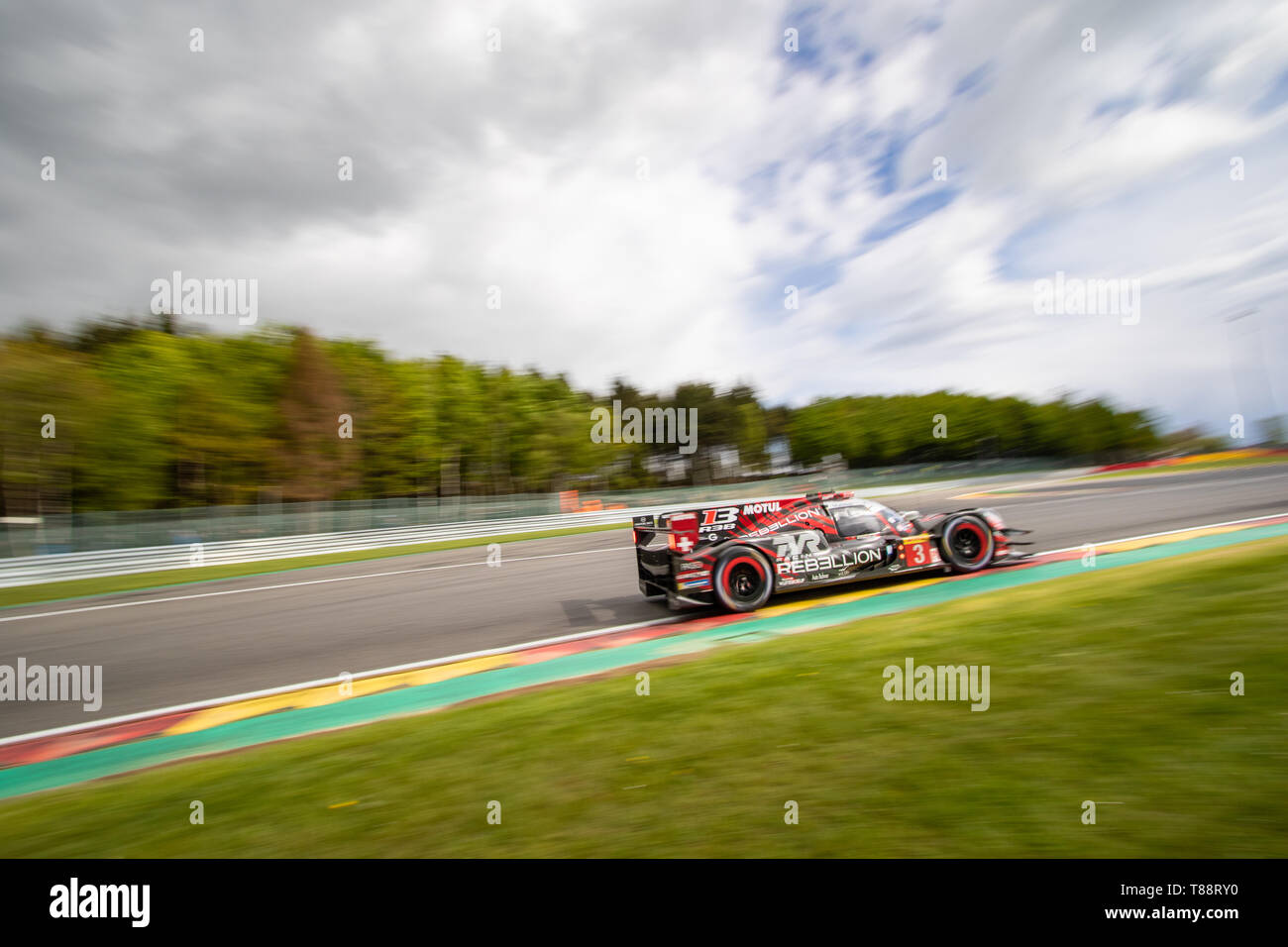 Rebellion Racing LMP1 car heads into Les Combes, WEC Total 6 Hours of ...
