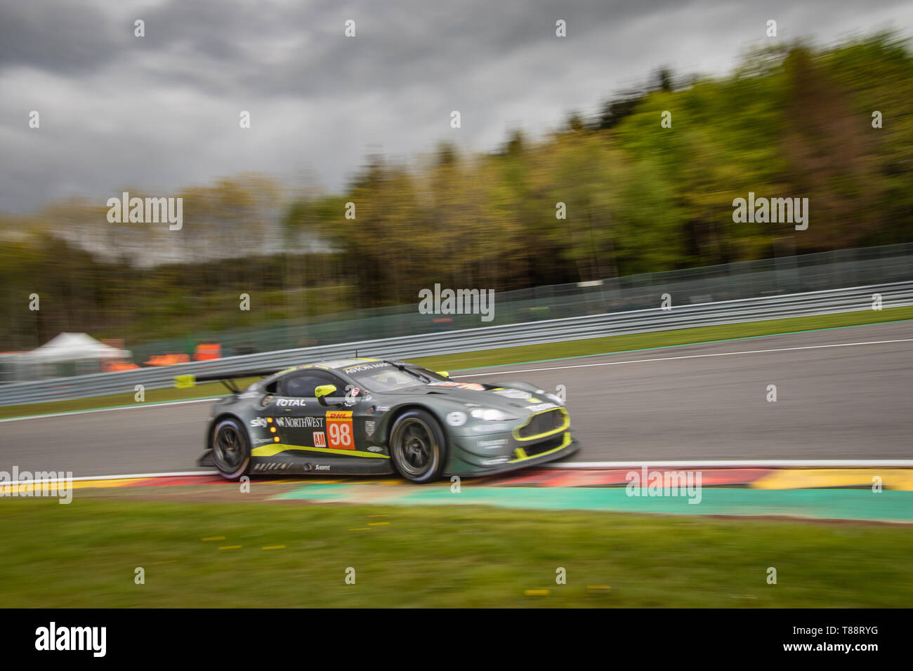Aston Martin Vantage heads into Les Combes, WEC Total 6 Hours of Spa ...