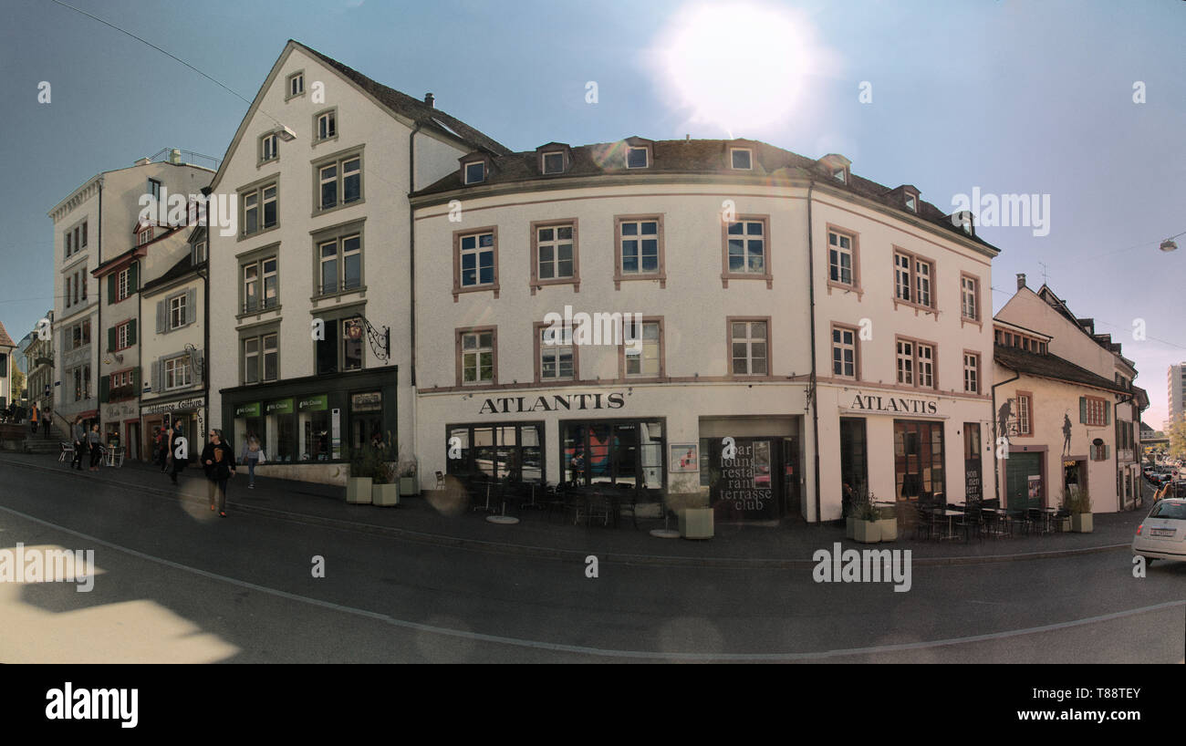 The famous "Atlantis" bar in Basel, Switzerland Stock Photo - Alamy
