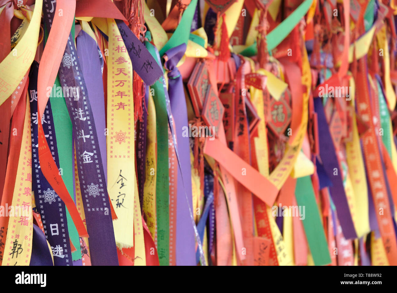 Prayer ribbon hi-res stock photography and images - Alamy