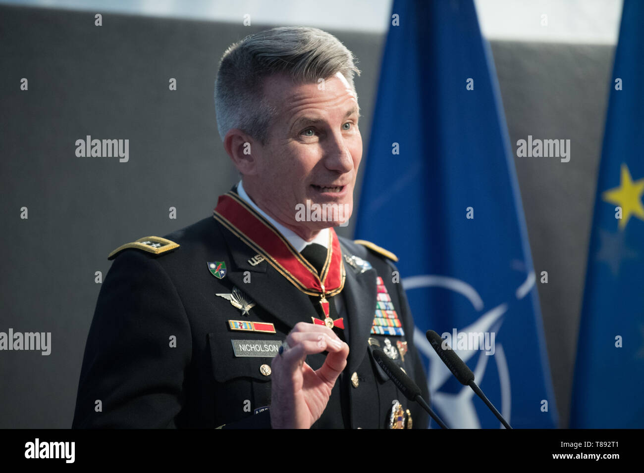 Berlin, Germany. 11th May, 2019. US General John William Nicholson ...
