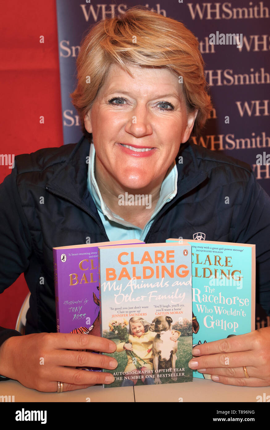 TV Presenter Clare Balding seen holding her books during the Dogfest ...
