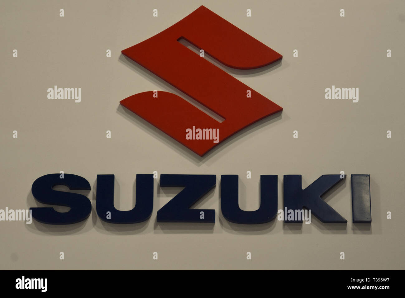 Corporate image of the automotive brand Suzuki that exhibits its ...