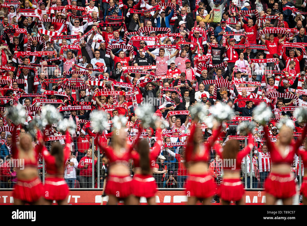 Cologne, Germany. 12th May, 2019. Soccer: 2nd Bundesliga, 1st FC ...