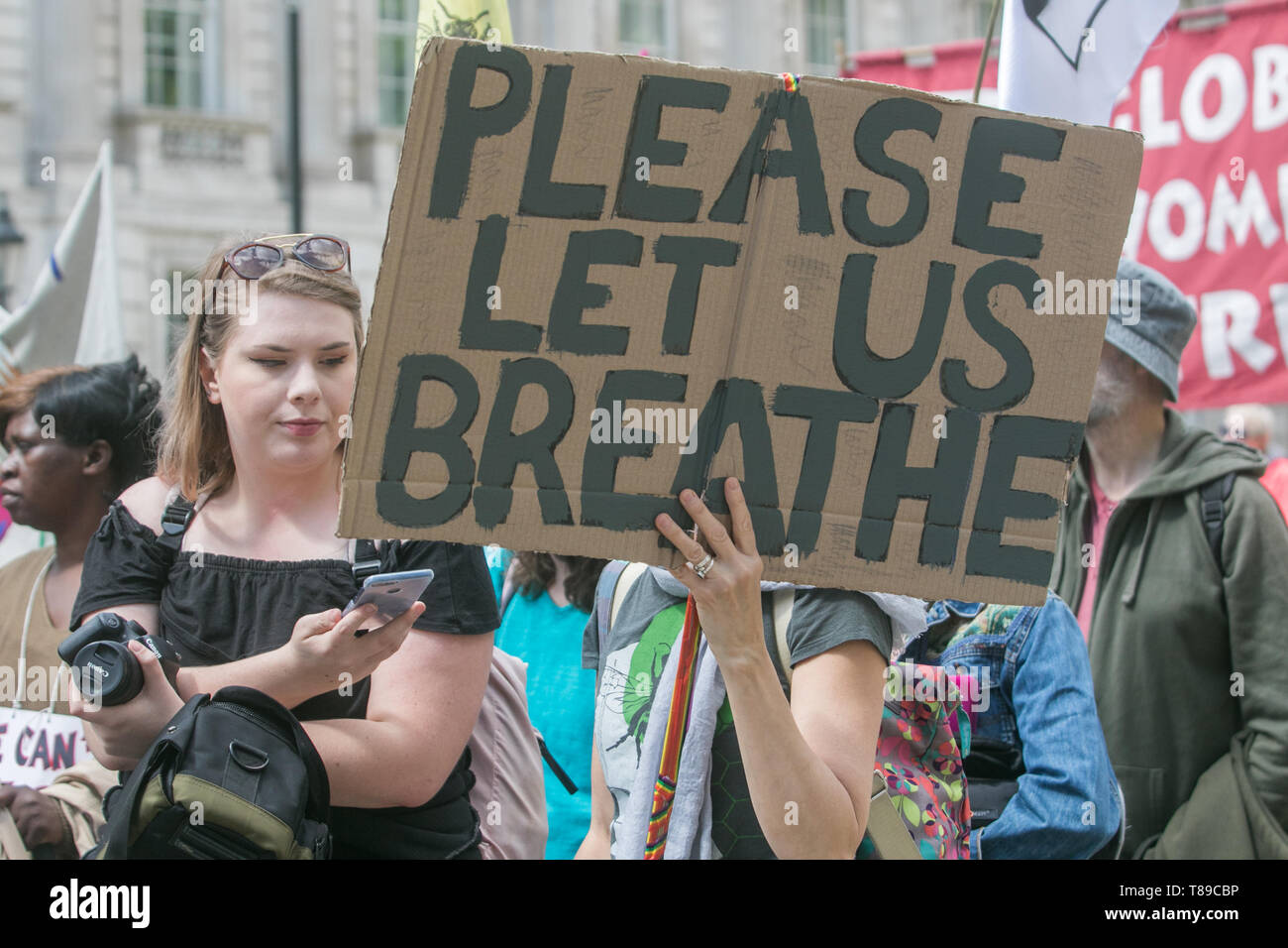 Air pollution protest london hi-res stock photography and images - Alamy