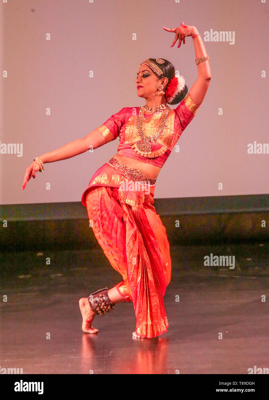 London, UK. 12th May, 2019. Bhagya Lakshmi’s Academy of Dance at the V ...