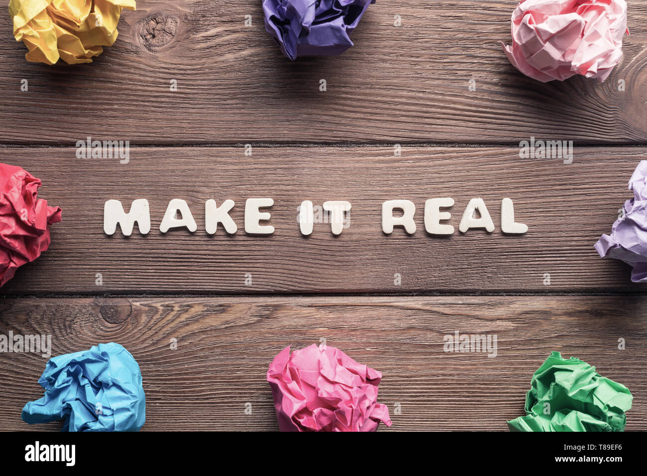 Keep it real hi-res stock photography and images - Alamy