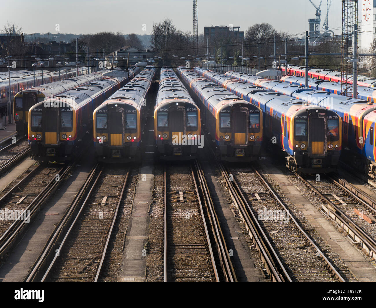 UK, England, London, Clapham junction station Stock Photo - Alamy