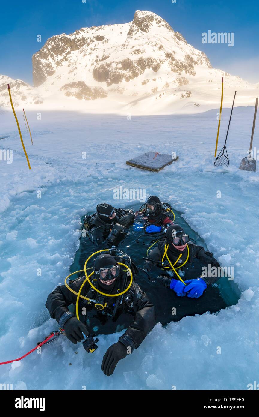 Ice diving alps hi-res stock photography and images - Alamy