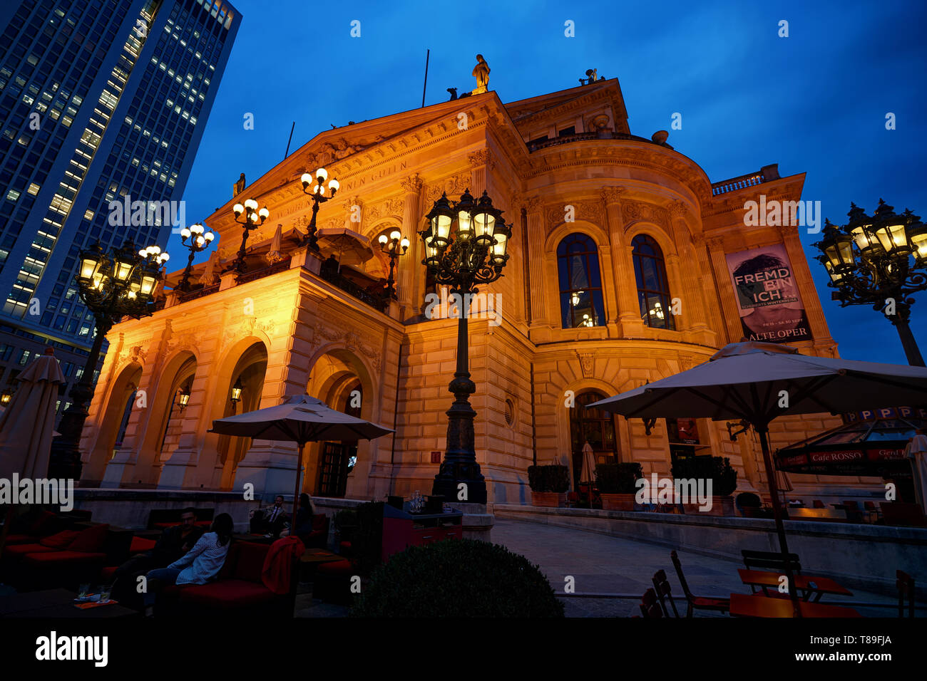Opera Square (Opernplatz), Frankfurt am Main, Germany Stock Photo - Alamy