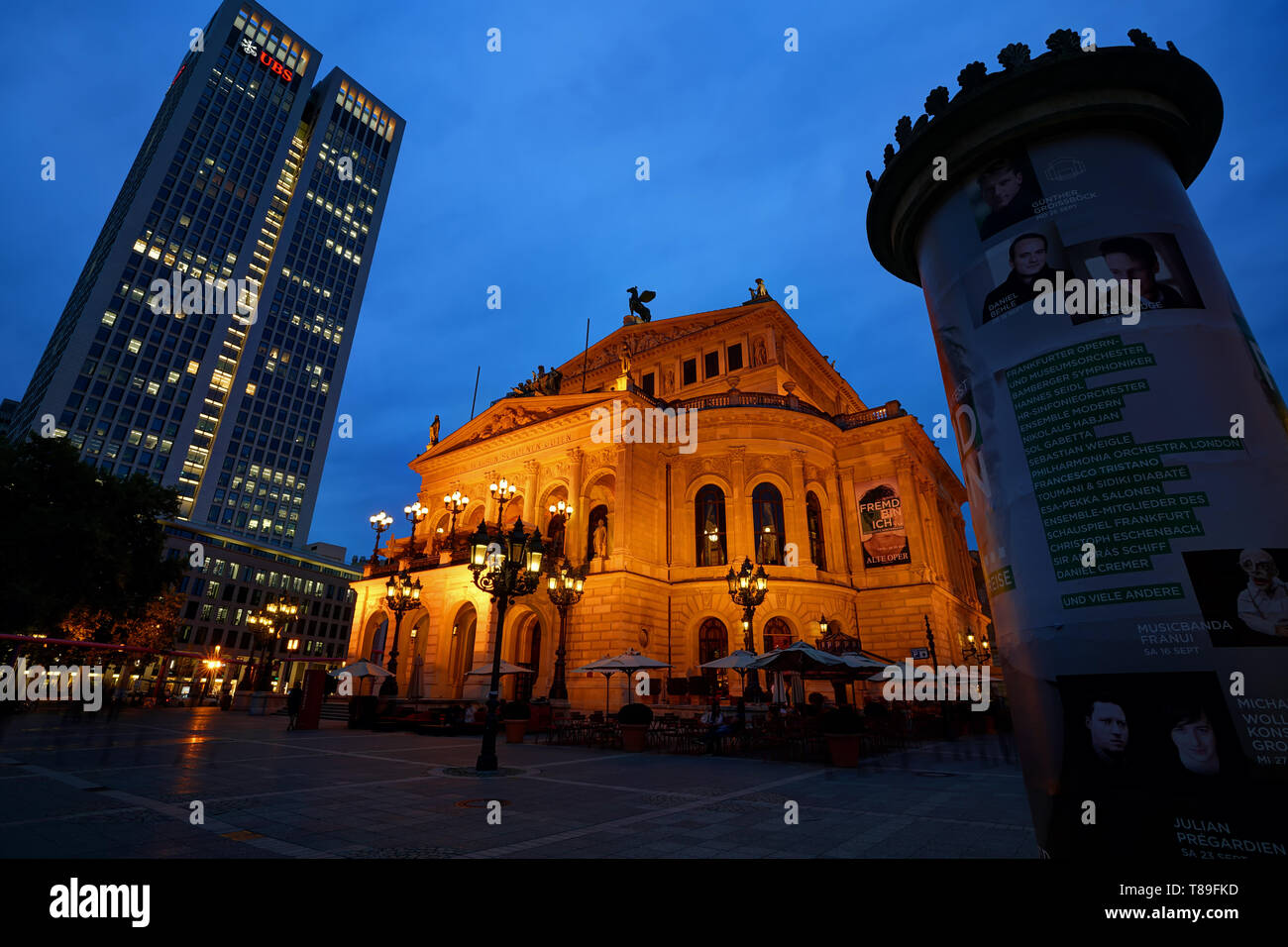 Opera Square (Opernplatz), Frankfurt am Main, Germany Stock Photo - Alamy