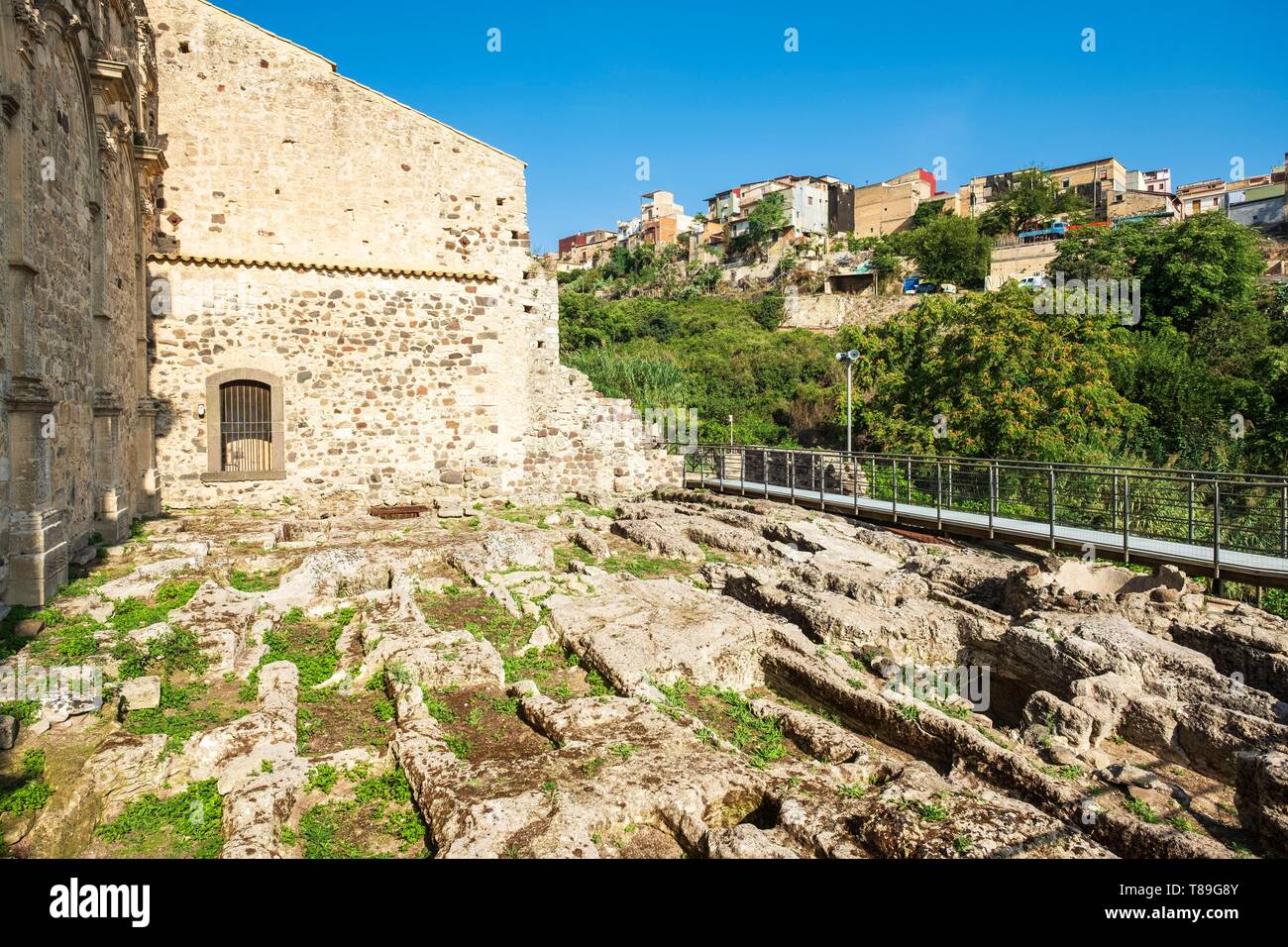 Italy, Sicily, Militello in Val di Catania, UNESCO World Heritage site ...