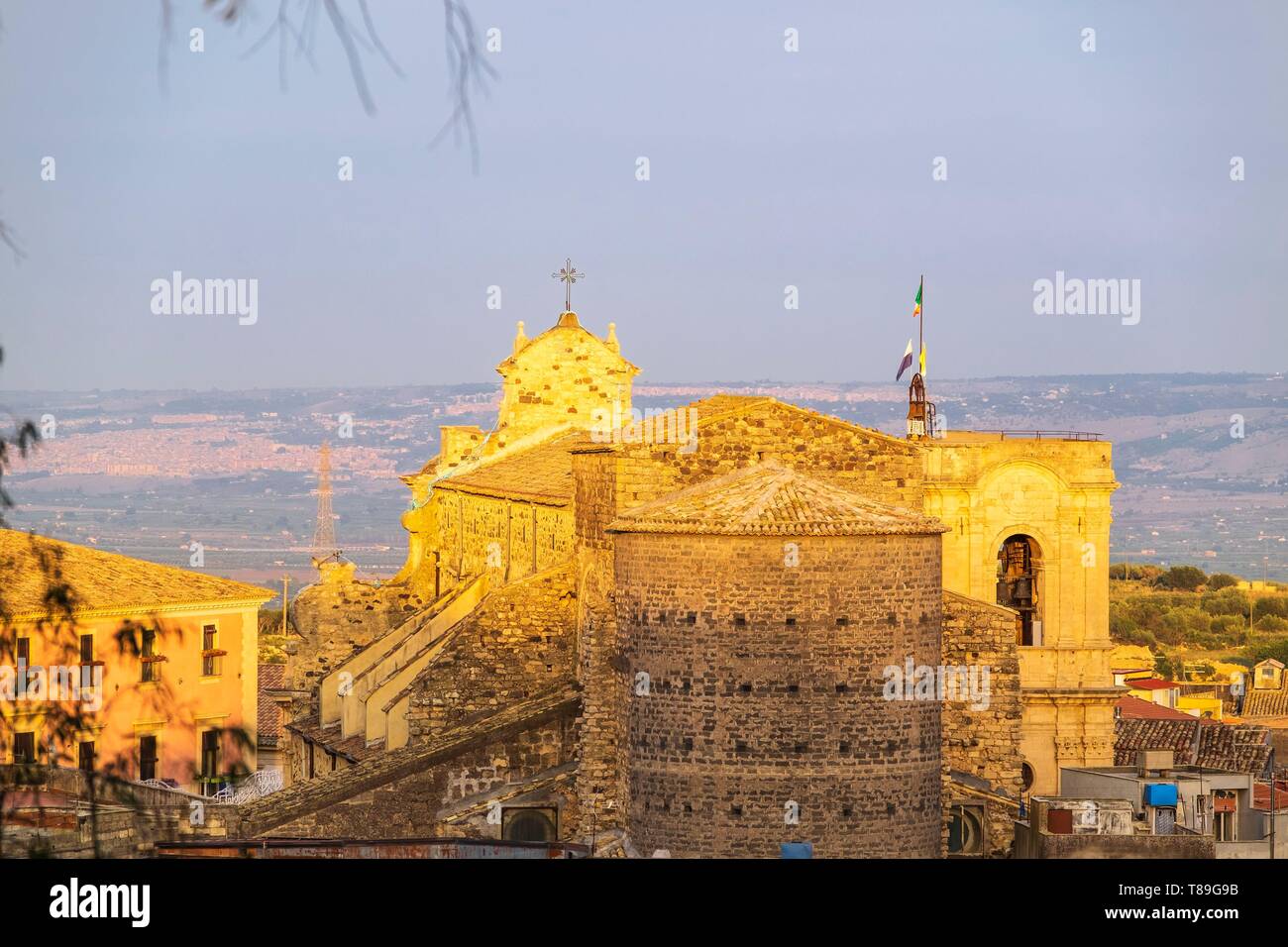 Italy, Sicily, Militello in Val di Catania, UNESCO World Heritage site ...