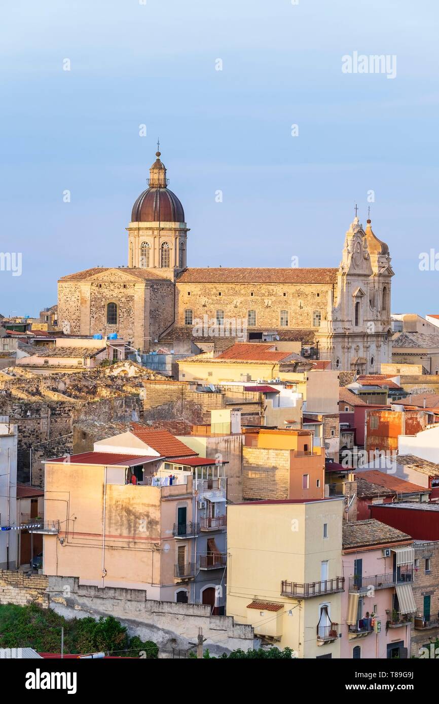 Italy, Sicily, Militello in Val di Catania, UNESCO World Heritage site ...