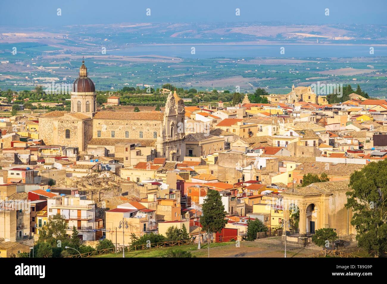 Italy, Sicily, Militello in Val di Catania, UNESCO World Heritage site ...