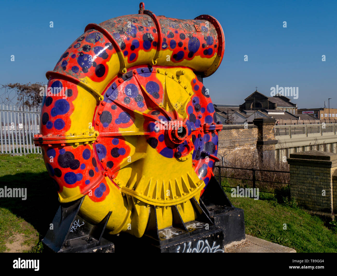 Europe, UK, England, London, Stratford Abbey Mills Pumping Station ...
