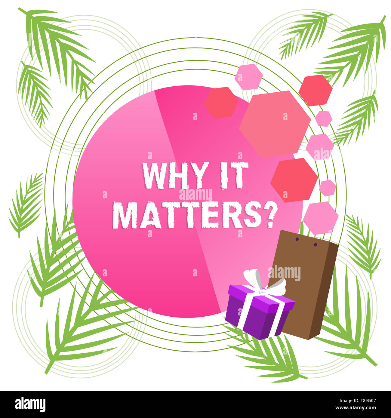 Handwriting text writing Why It Matters question. Conceptual photo ask ...