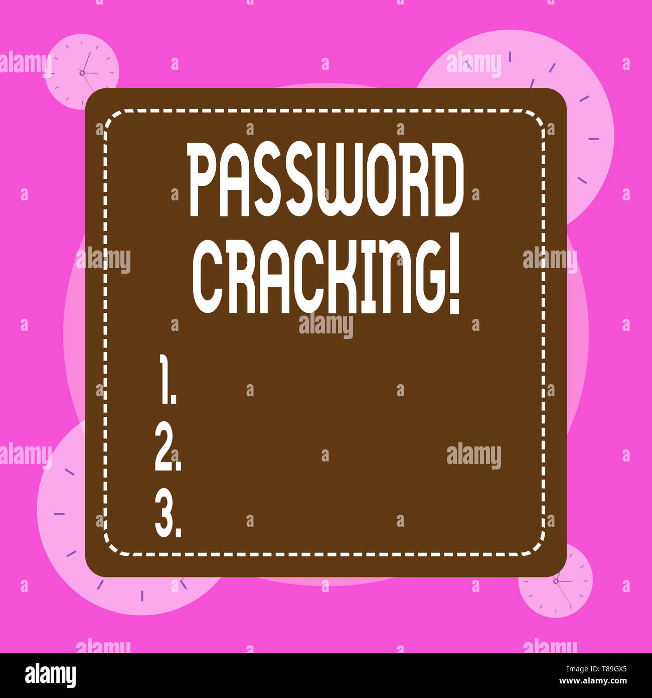 Conceptual hand writing showing Password Cracking. Concept meaning ...
