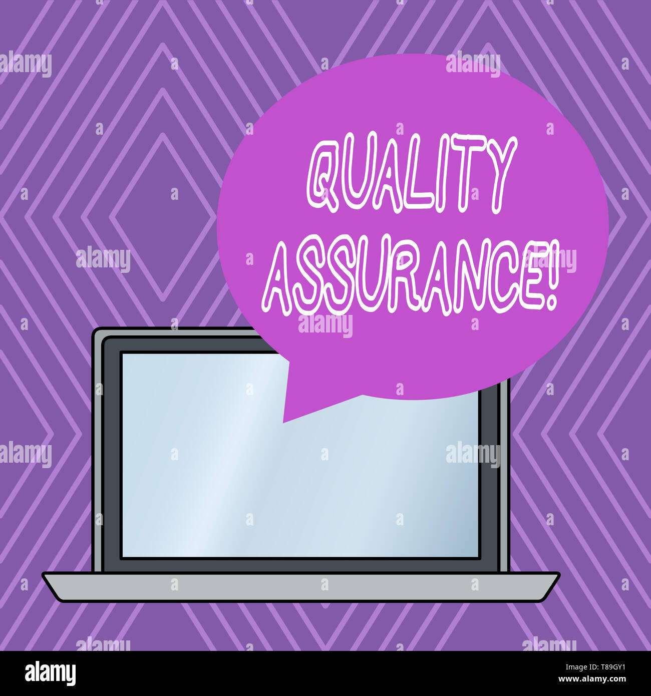 Writing note showing Quality Assurance. Business concept for preventing ...