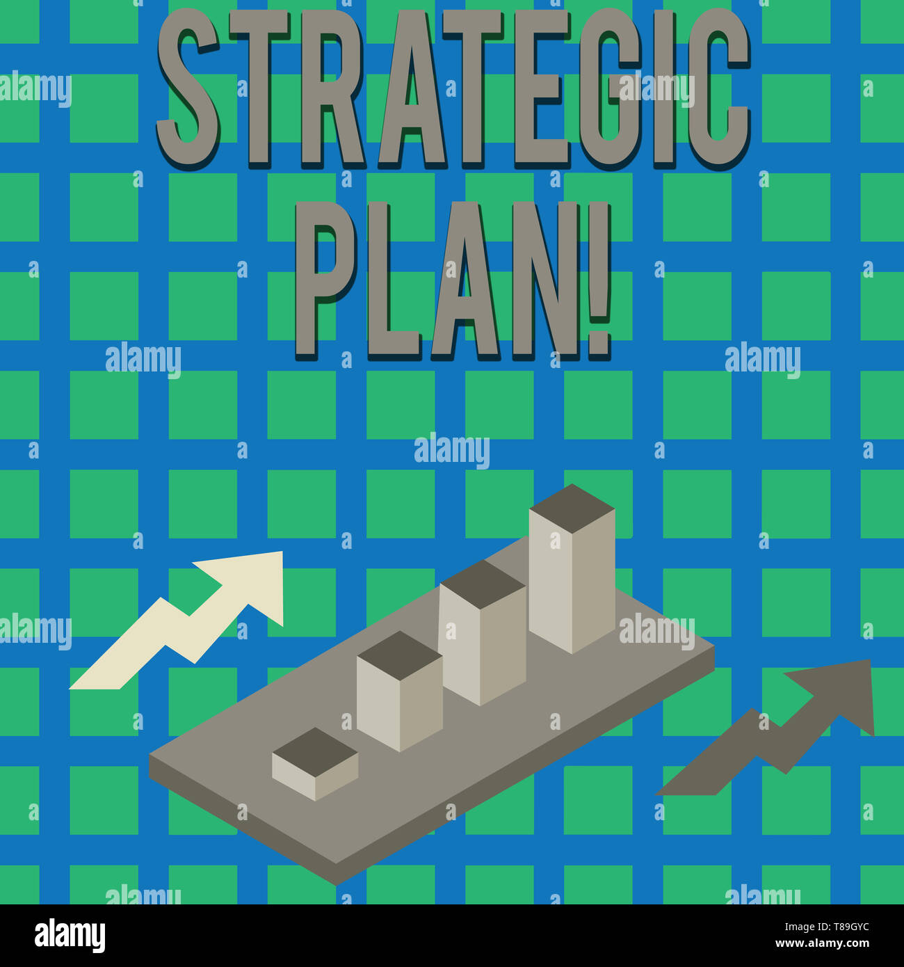Text sign showing Strategic Plan. Business photo text analysisagement ...