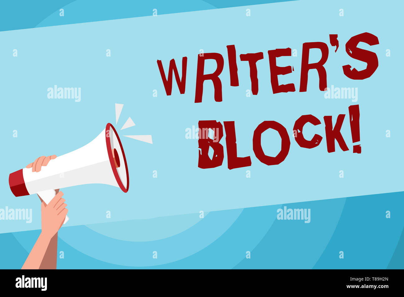 Text sign showing Writer S Is Block. Business photo text condition of ...