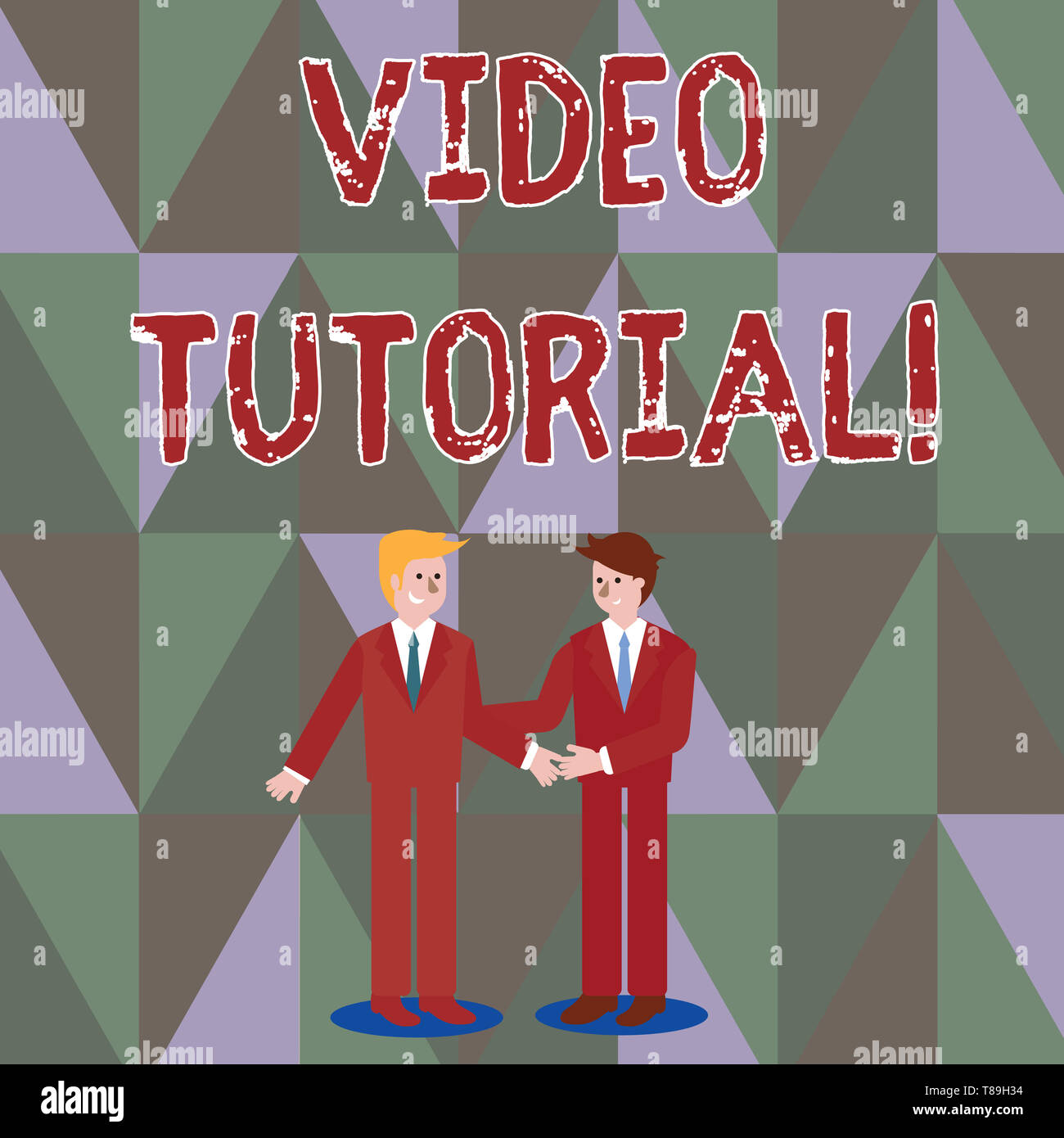 Writing note showing Video Tutorial. Business concept for method of ...