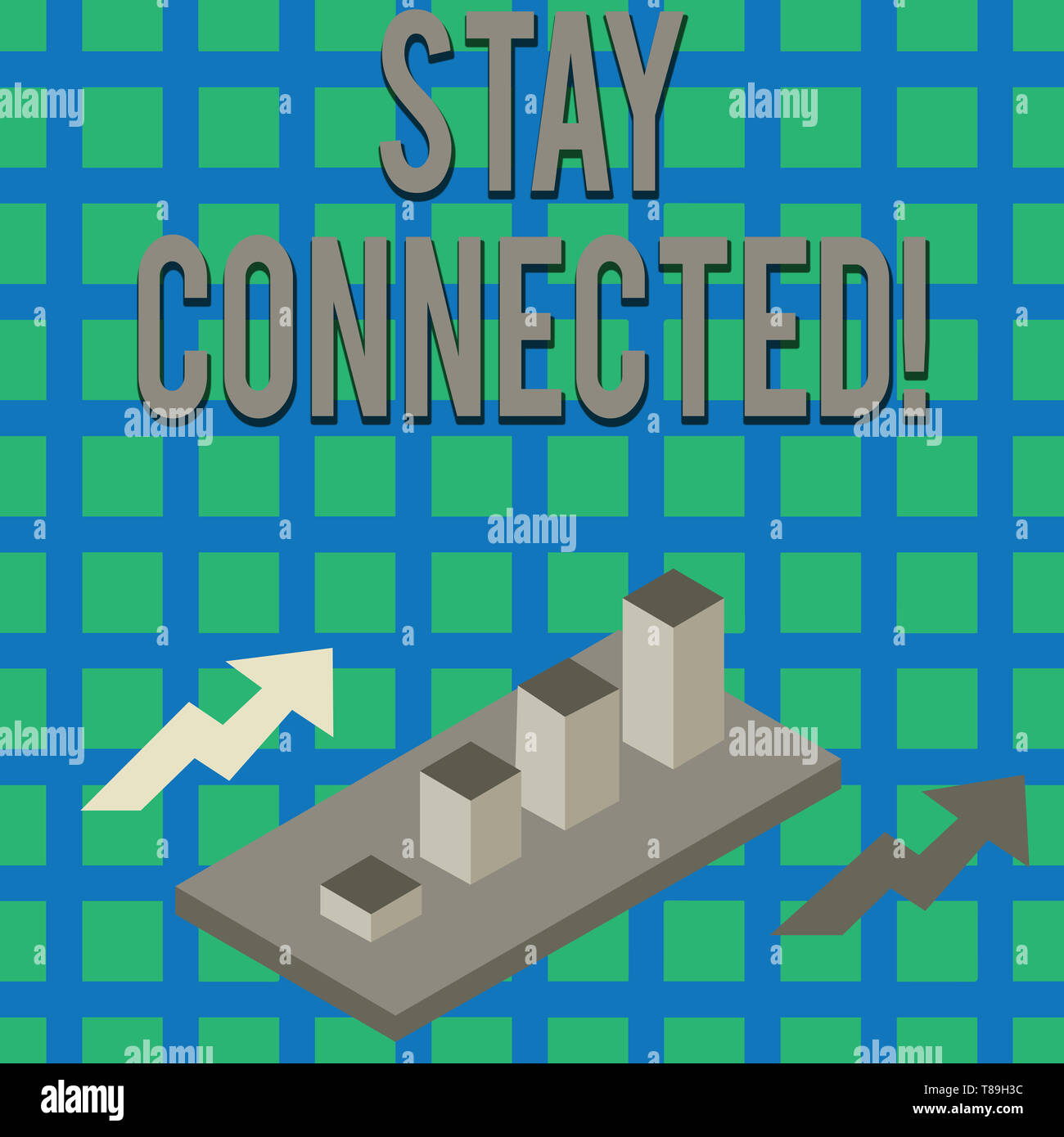 Text sign showing Stay Connected. Business photo text To keep ...
