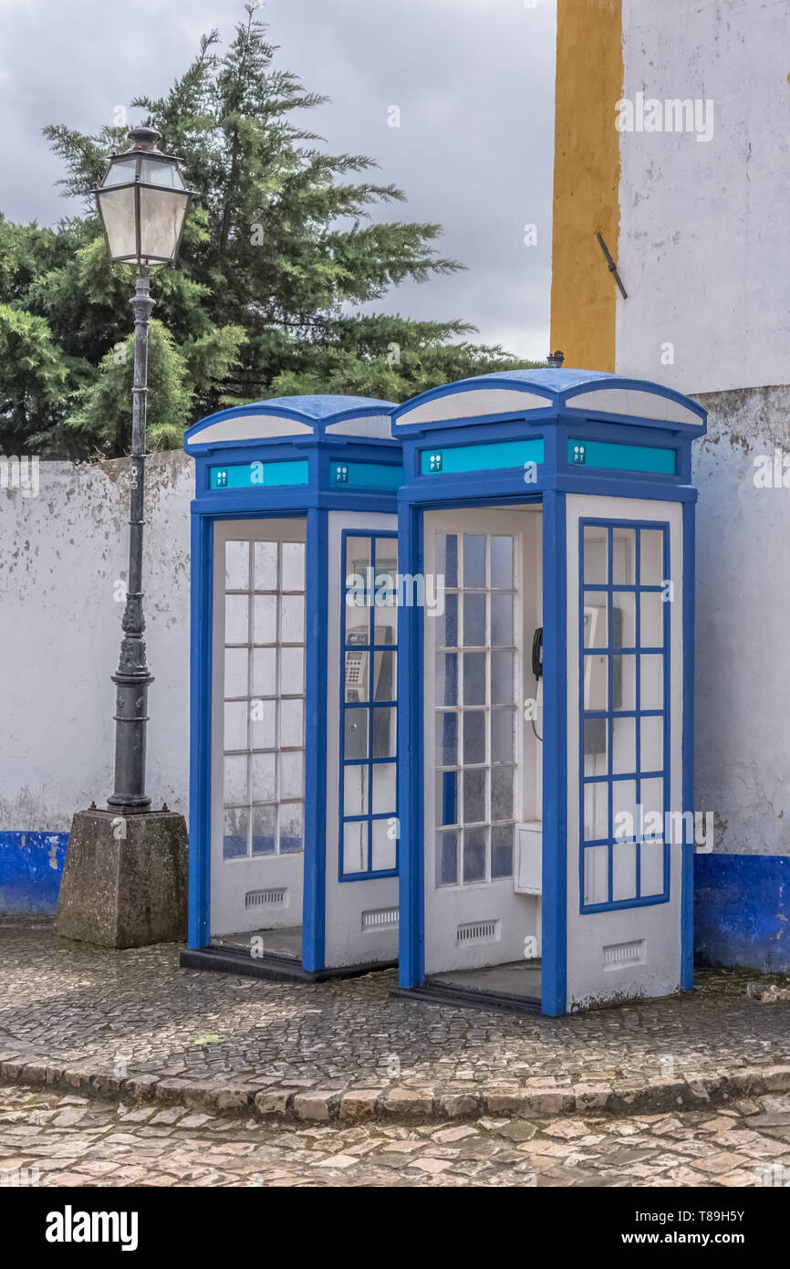 Telephone booth in portugal hi-res stock photography and images - Alamy