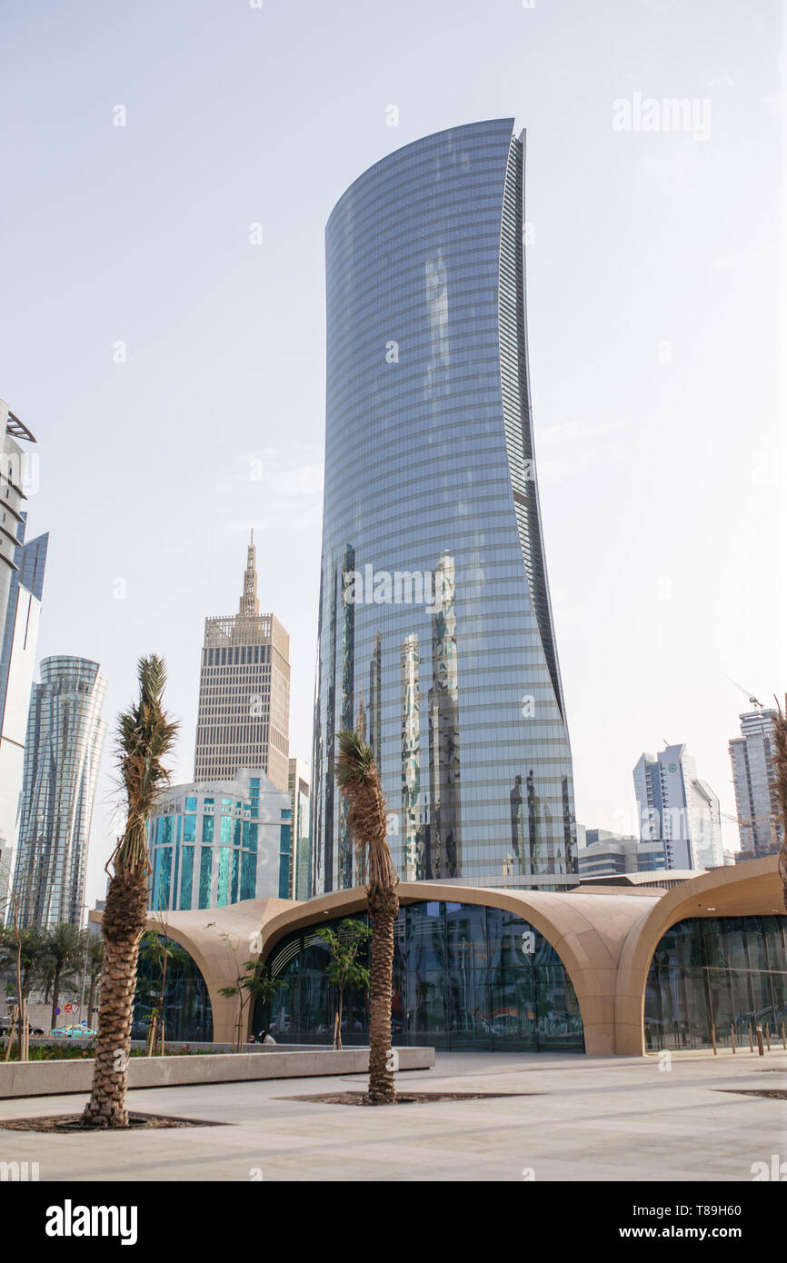 Towers in Doha Stock Photo - Alamy