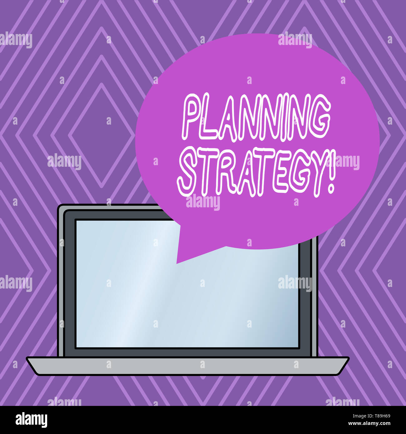 Writing note showing Planning Strategy. Business concept for systematic ...