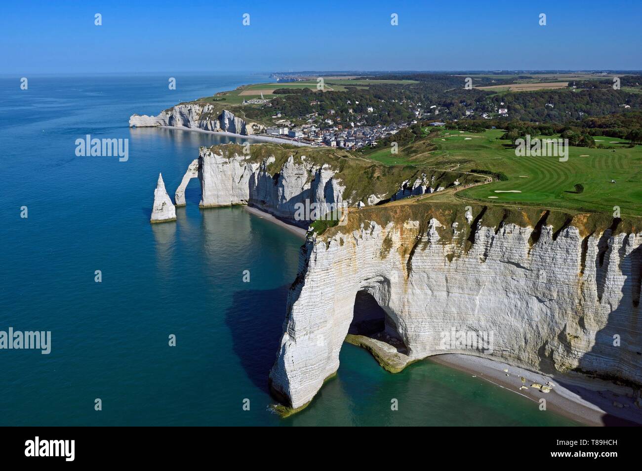 Etretat golf course hi-res stock photography and images - Alamy
