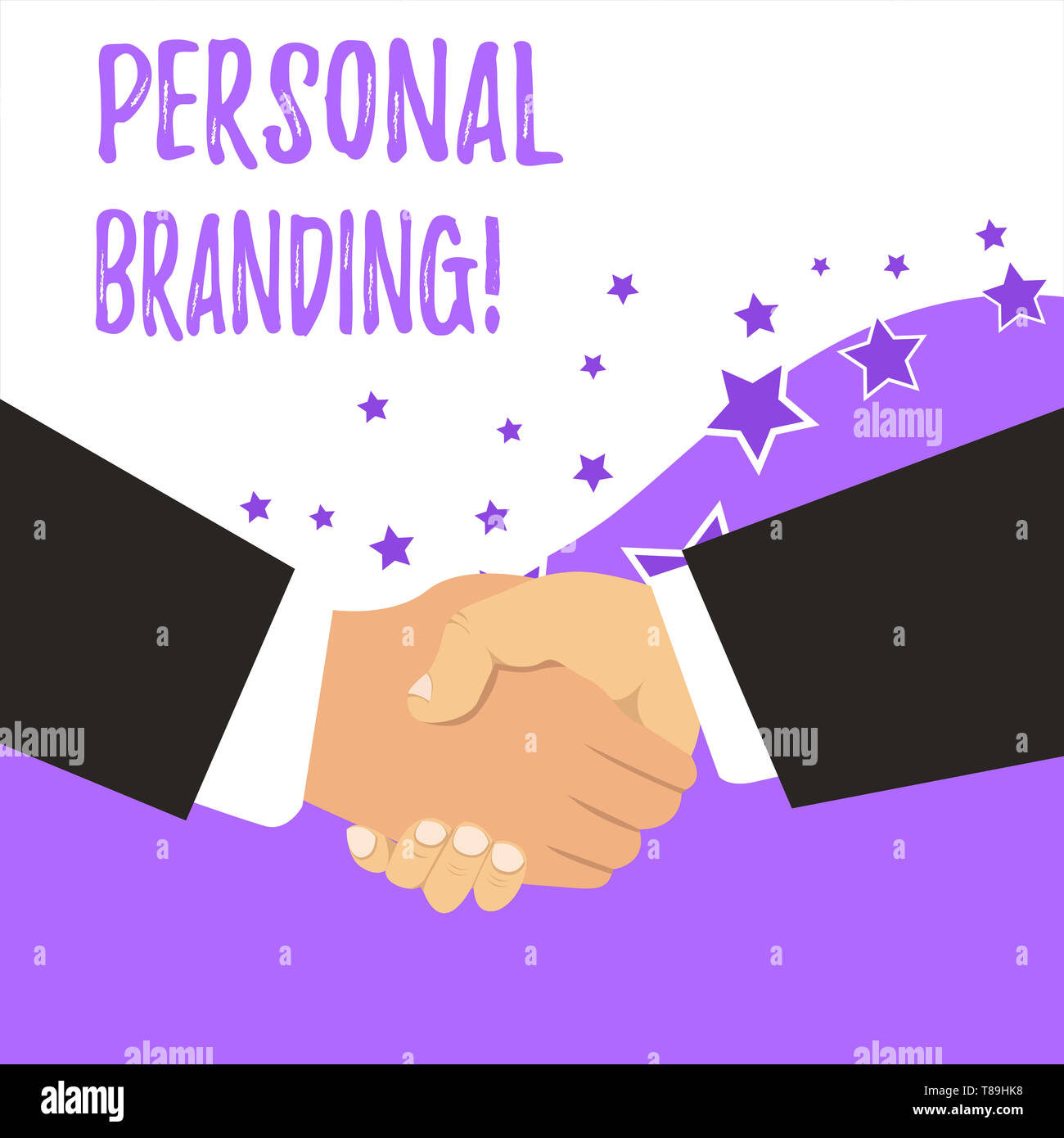 Text sign showing Personal Branding. Business photo showcasing process of creating a ...