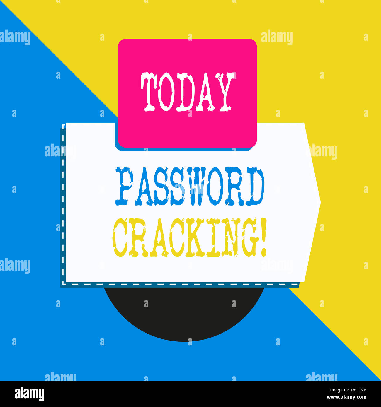 Conceptual hand writing showing Password Cracking. Concept meaning ...